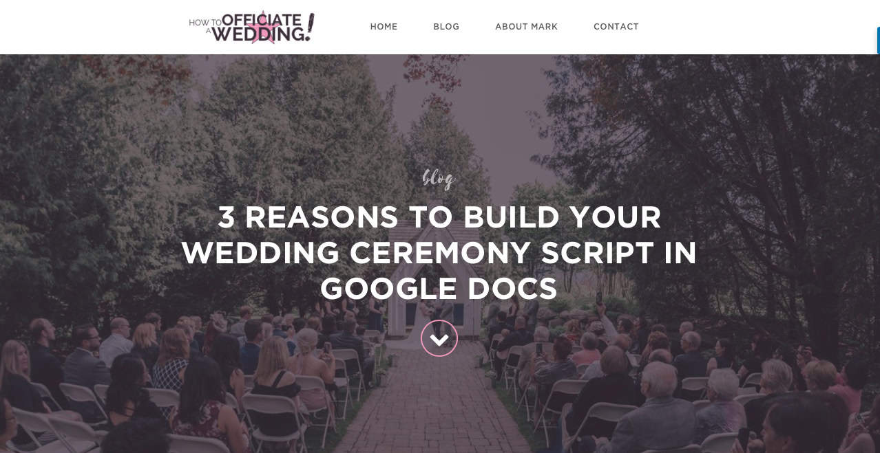 3 Reasons to Build your Wedding Ceremony Script in Google Docs