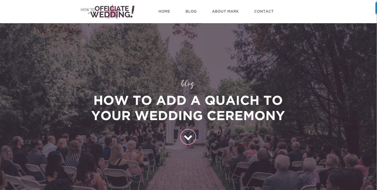 How to Add a Quaich to Your Wedding Ceremony