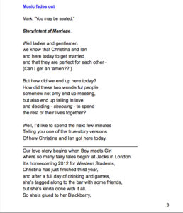 How to Read the Wedding Ceremony Script (Without Being Glued to the Page)